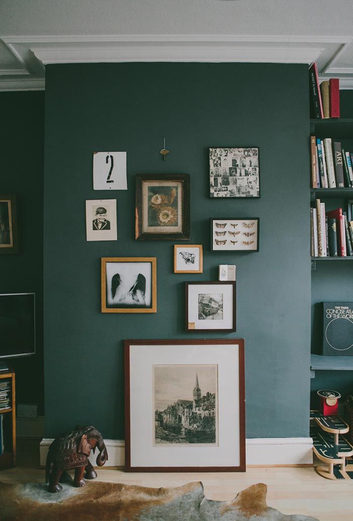 The Handsome Dark Green Study – Next Dinner Party